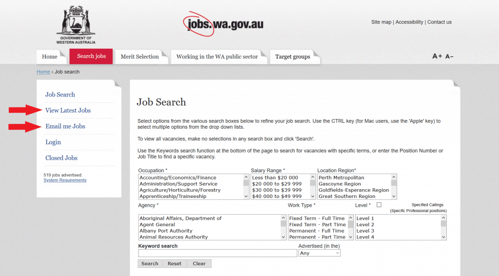 How To Apply For State Government Jobs, Australia-wide.