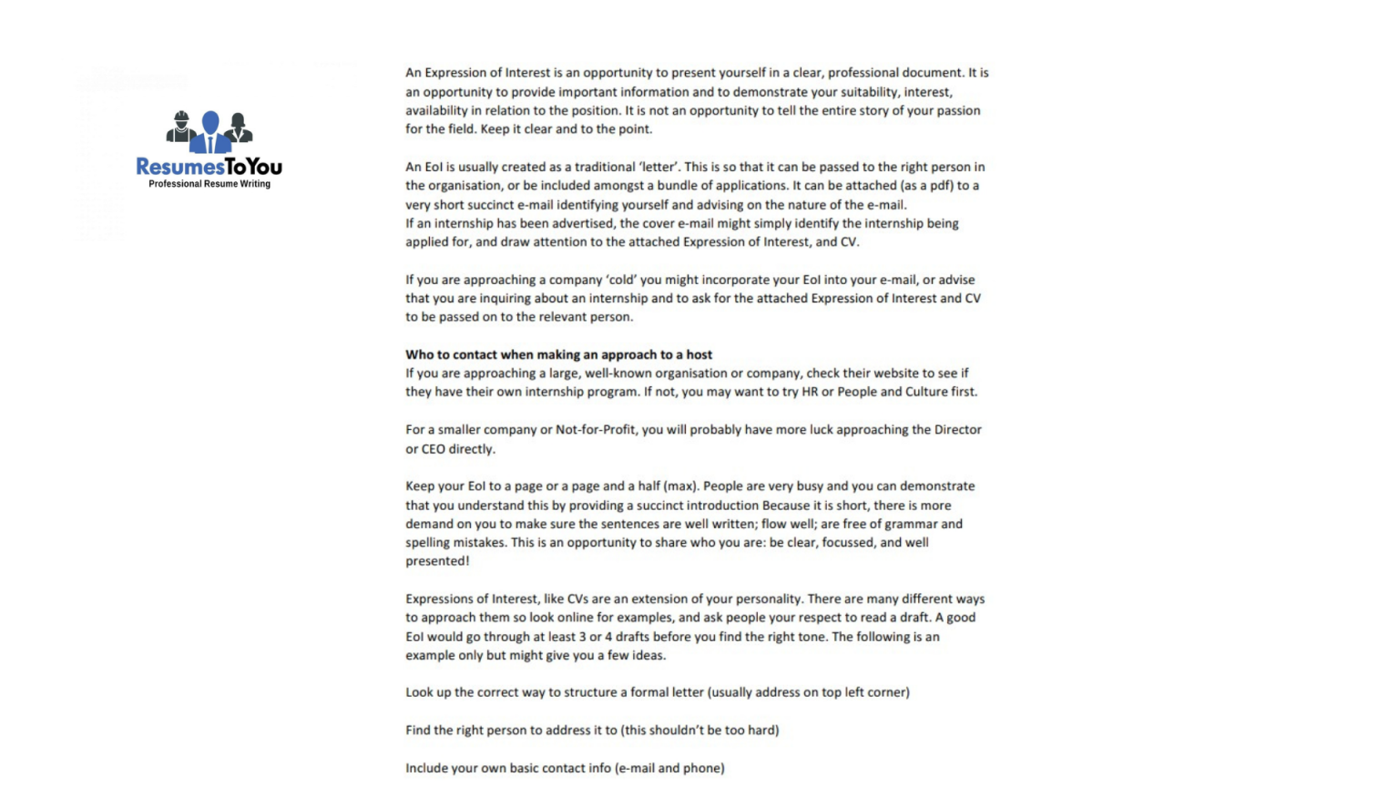 How To Write An Expression Of Interest Letter 2022 (+Templates)